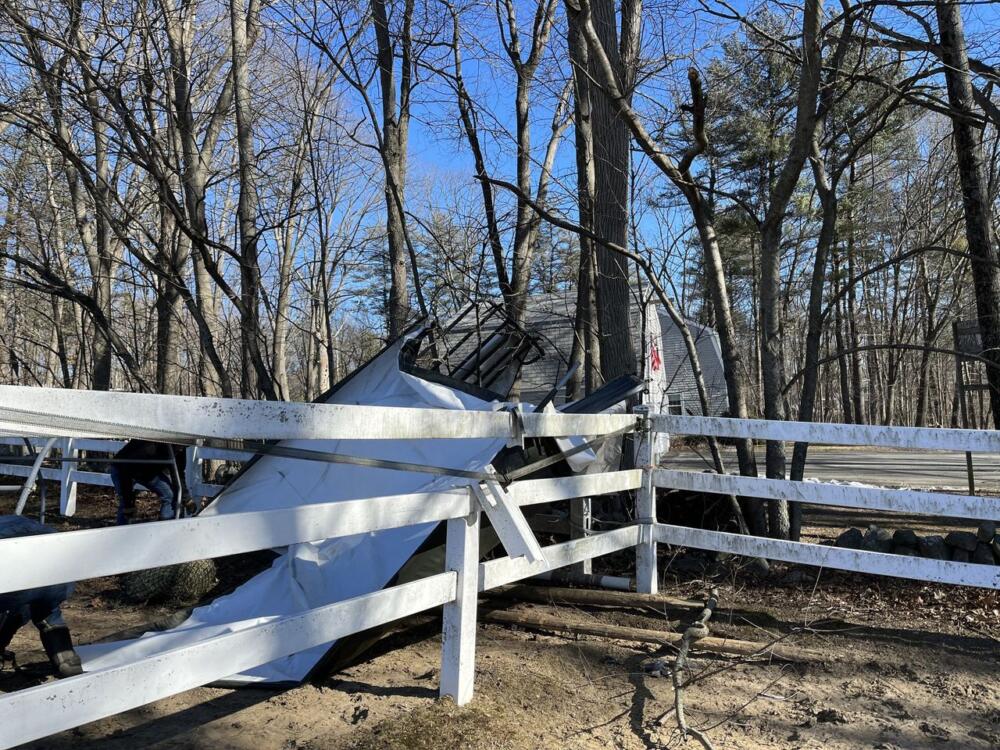 With your help, we can replace our damaged sheds. - New England Equine ...
